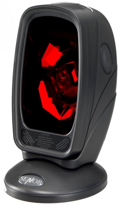 Lecteur code barre multidirectionnel